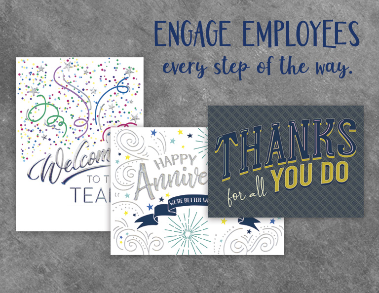 Employee Greeting Cards | Employee Appreciation Cards | Posty Cards